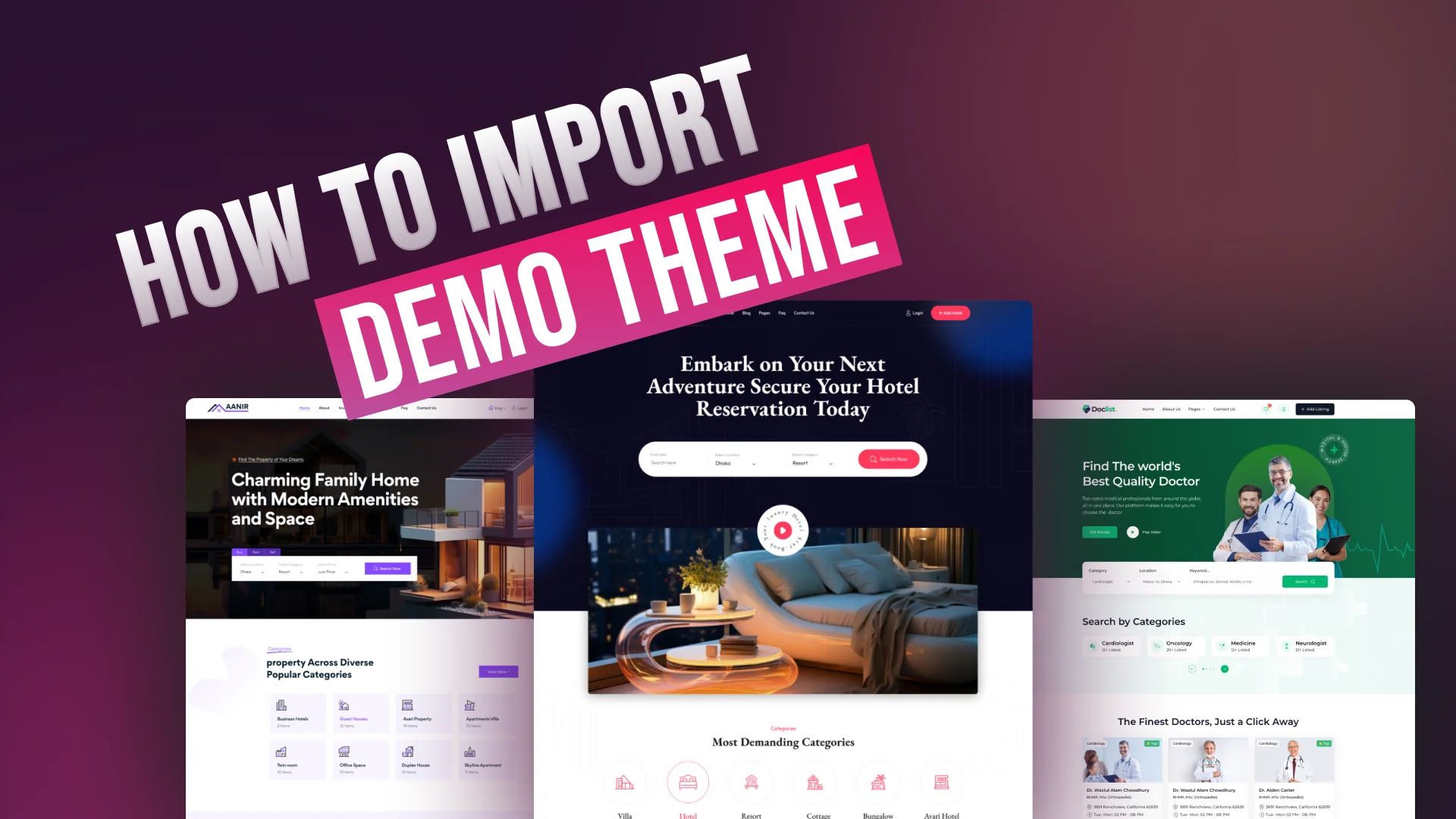Pro Theme Installation - aDirectory